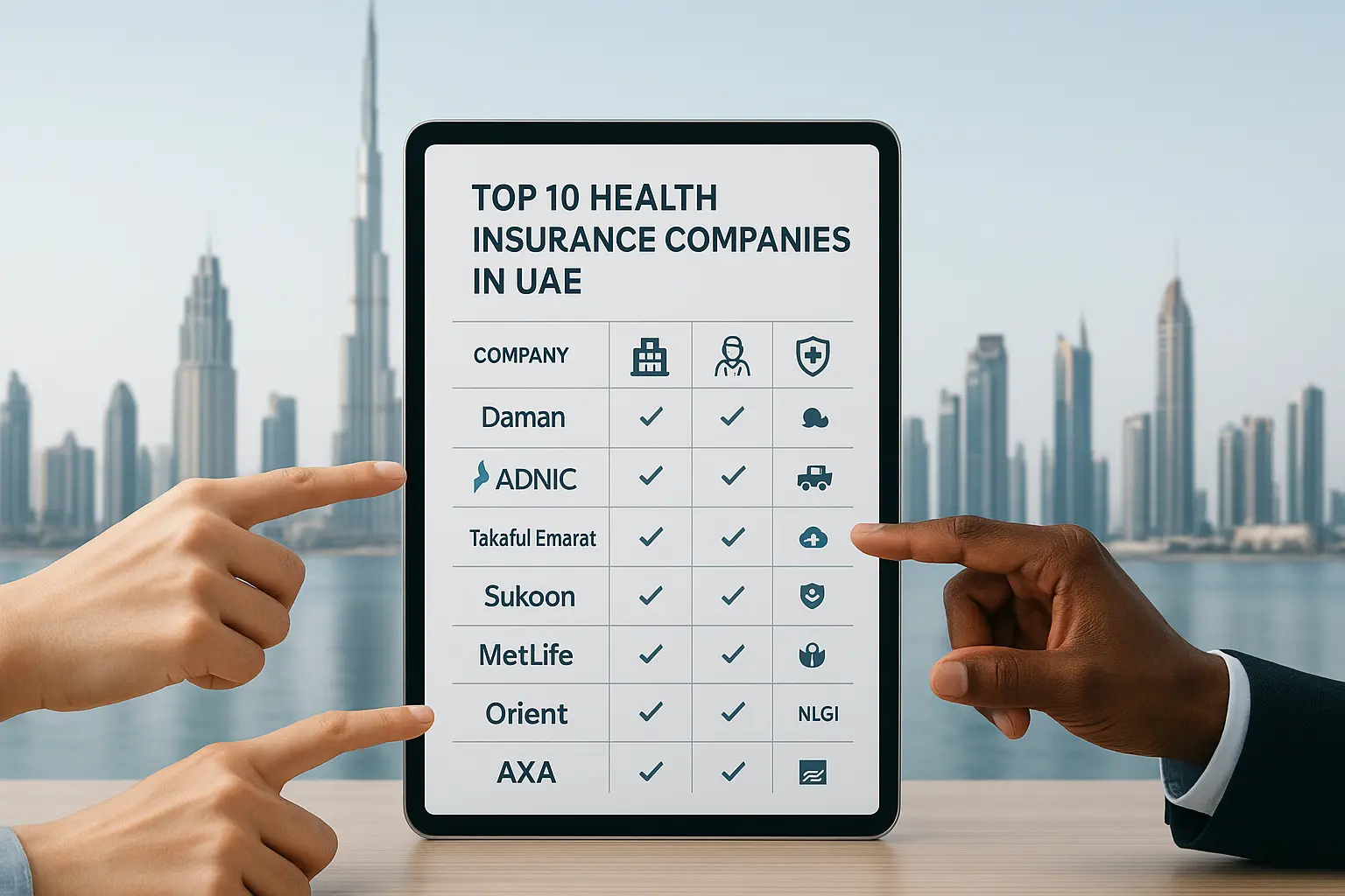 Top 10 Health Insurance Companies in UAE – Affordable Plans Reviewed ...